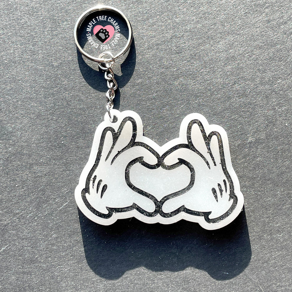 Heart Hands Keychain – Maple Tree Charms